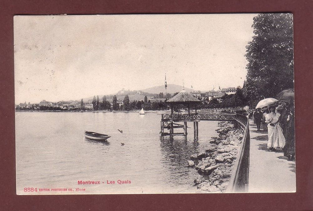 MONTREUX - Les quais - Animation - 1909 | Kaufen auf Ricardo