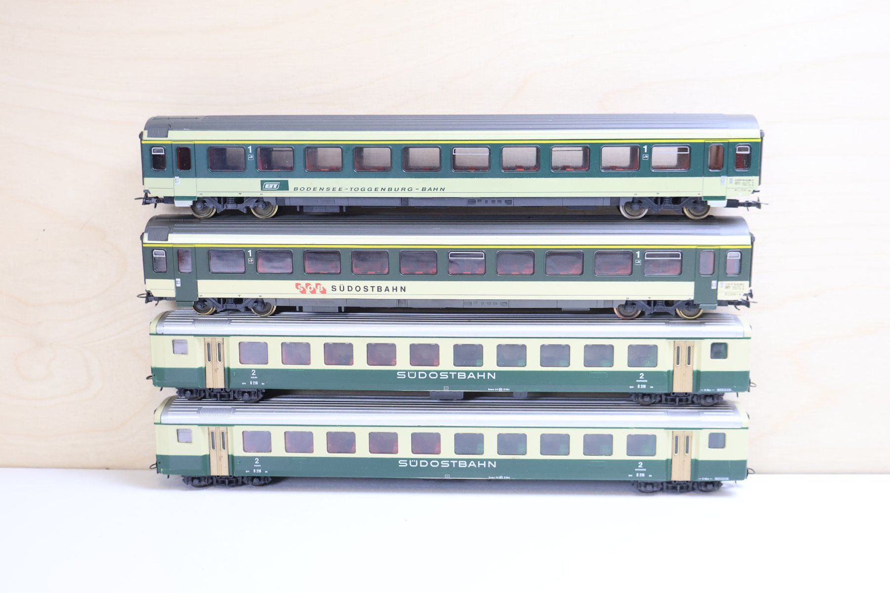 ROCO 4 x Südostbahn & BT Personenwagen H0 - 44346 & ...mehr (Gebraucht ...