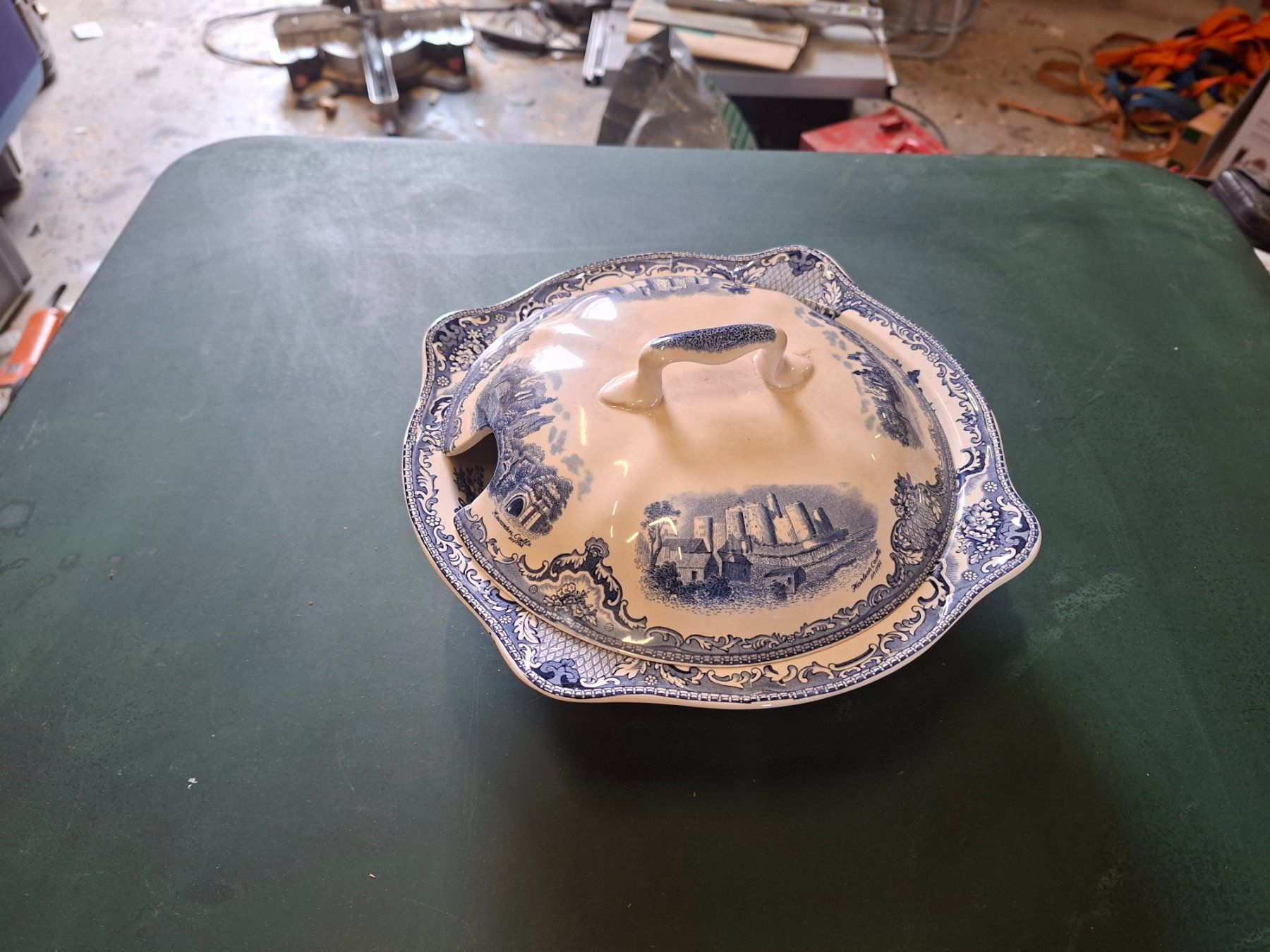 Original Vintage England Old Britain Castle Suppenterrine (D'occasion ...