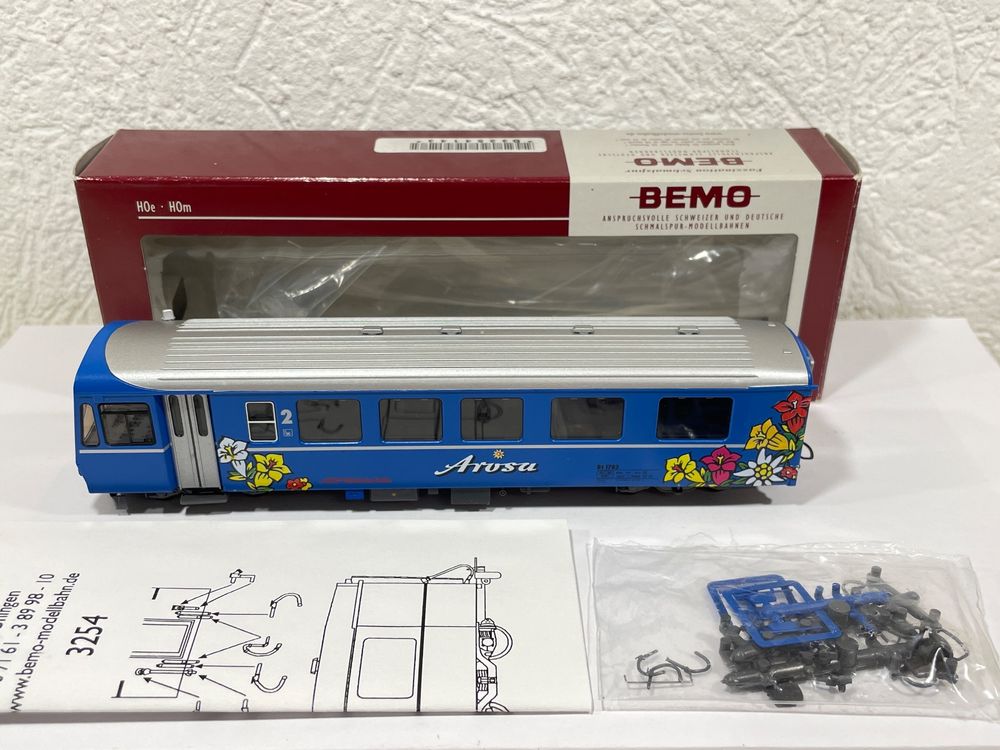 Bemo 3254 143 RhB Steuerwagen Arosa Express, H0m, NEU (Neu und ...
