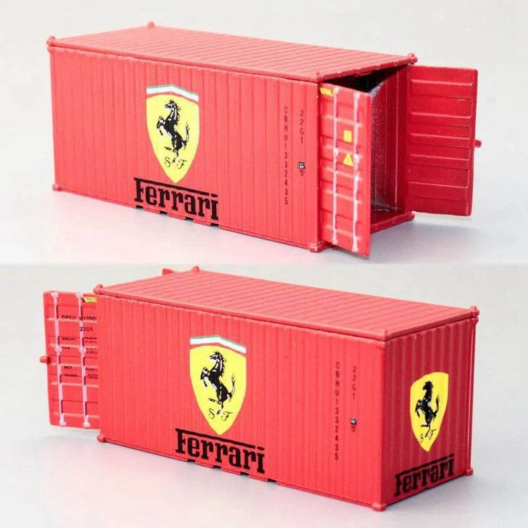 Metall Schiffs Container FERRARI - 1:64 (Neu und originalverpackt) in ...