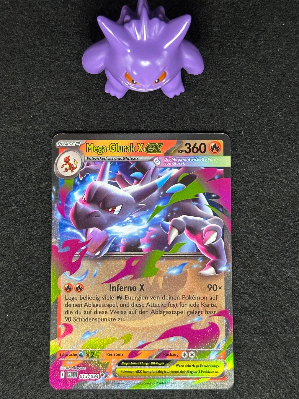MEGA Entwicklung - Mega-Glurak ex MEG 013 DE🔴 (Neu (gemäss Beschreibung ...