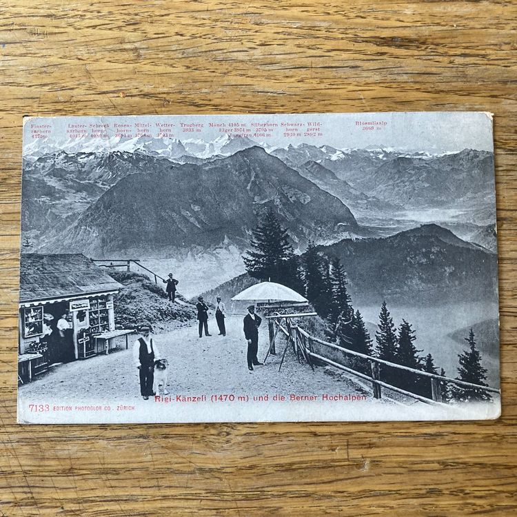 Postkarte Rigi-Kulm 1907, Helvetia 5 Franken | Kaufen auf Ricardo