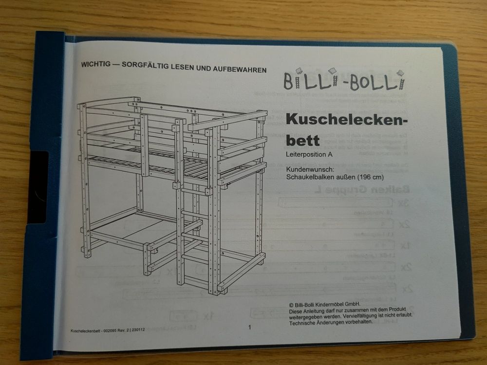Billi-Bolli Kuscheleckenbett | Kaufen auf Ricardo