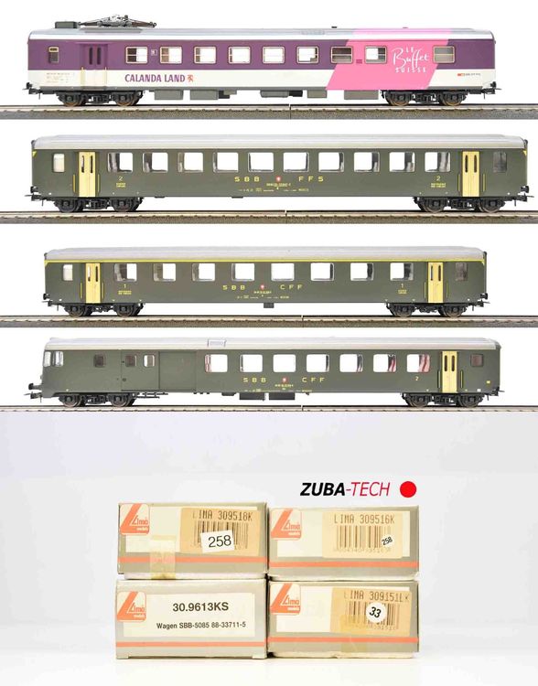 Lima 4x Personenwagen EW I SBB H0 GS mit OVP | Kaufen auf Ricardo