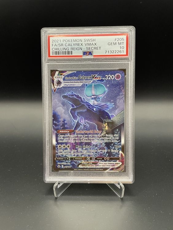Shadow rider calyrex vmax 205 PSA 10 (Neu (gemäss Beschreibung)) in Basel für CHF 120 – mit ...