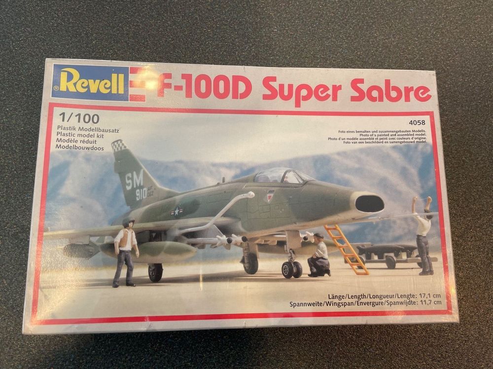 Revell 1:100 4058 F-100D Super sabre (Neu und originalverpackt) in ...