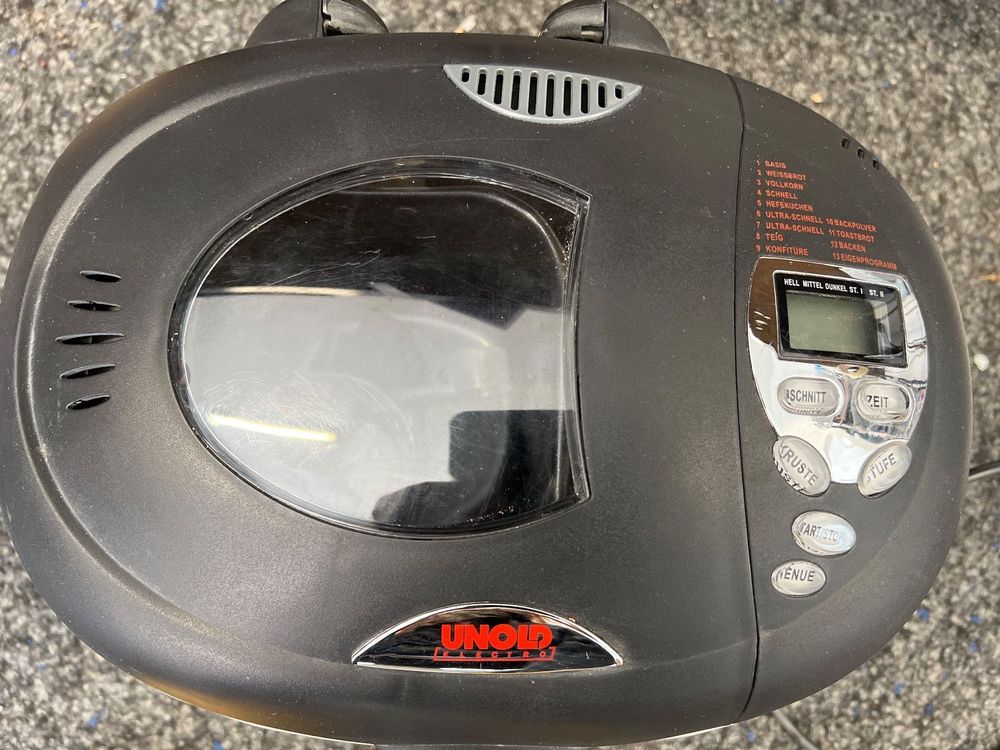 Brot- Backmaschine Unold Onyx(Q) | Kaufen auf Ricardo