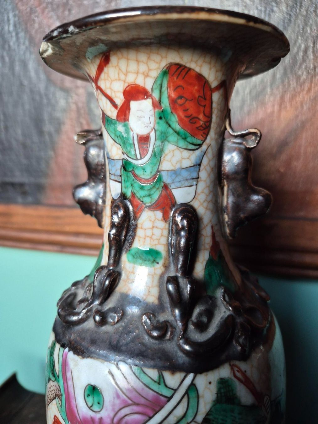 Vase Nankin ancien céramique Chine porcelaine objet (D'occasion) à ...