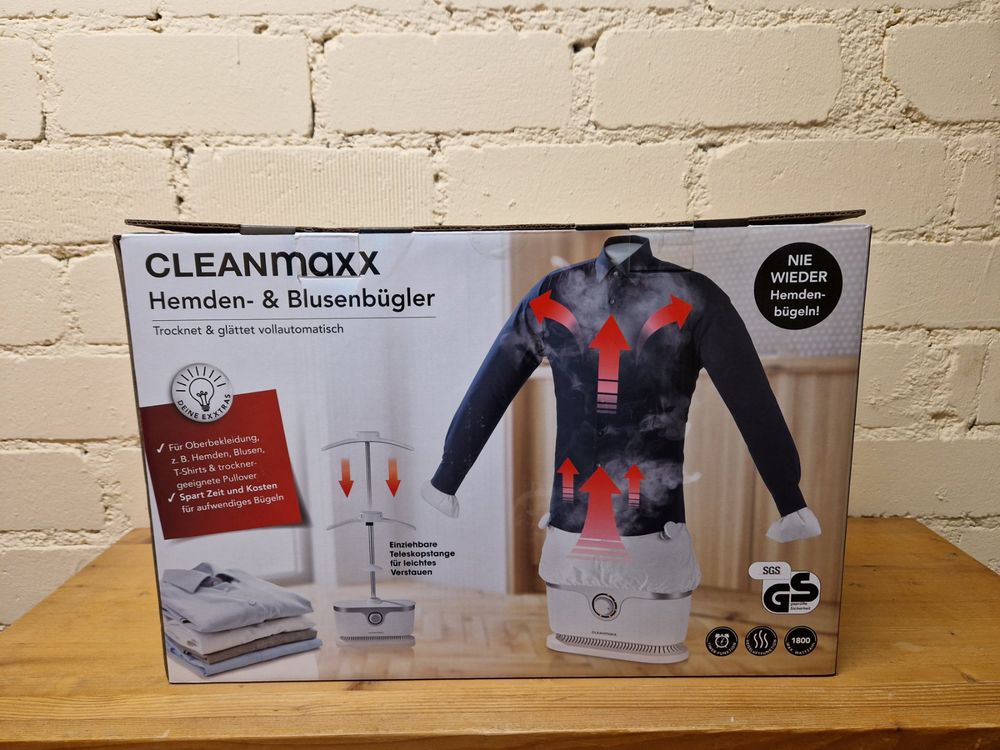 CleanMaxx Bügler für Hemden & Blusen (Neu und originalverpackt) in ...