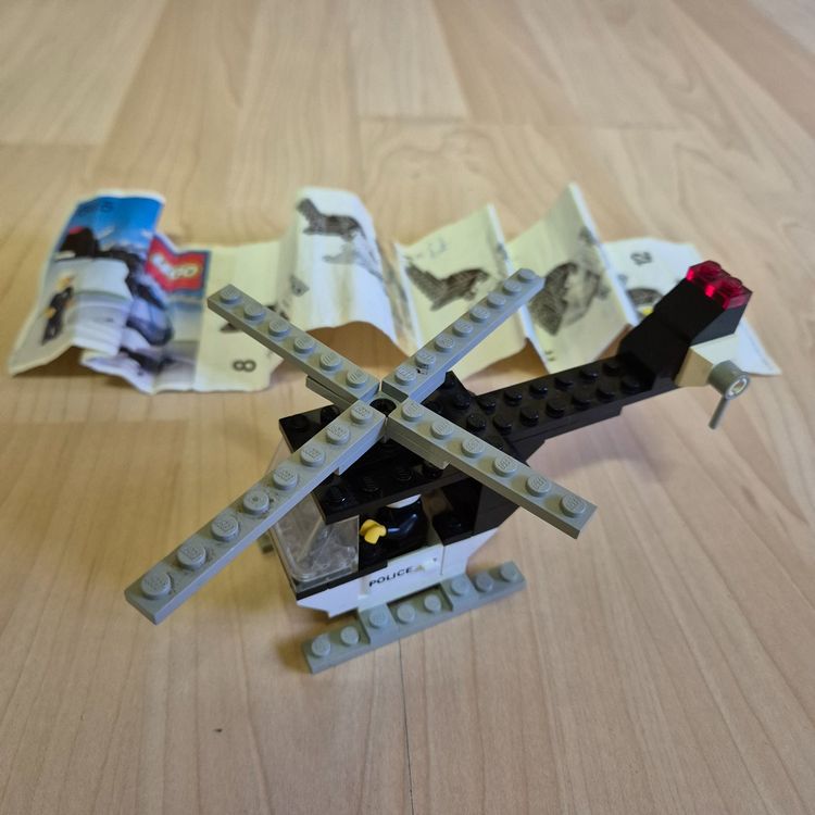 RAR LEGO 645 Police Helicopter +Original Anleitung,Jahr 1979 (Gebraucht ...