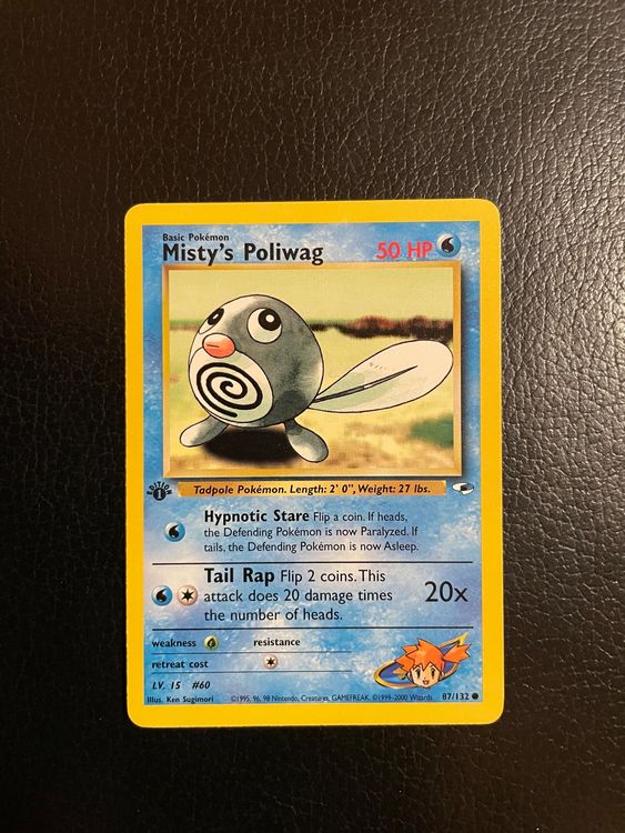 Gym Heroes Misty’s Poliwag 1st 87/132 Ab 1 (Gebraucht) in Paradiso für ...