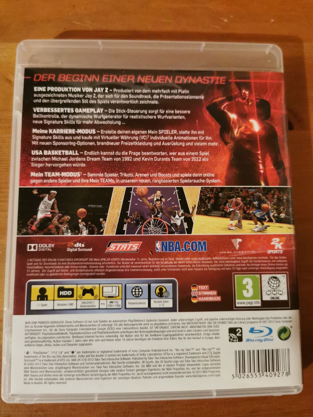 NBA 2K13 - PS3 - Top Zustand! Basketball Game Klassiker (Gebraucht) in ...