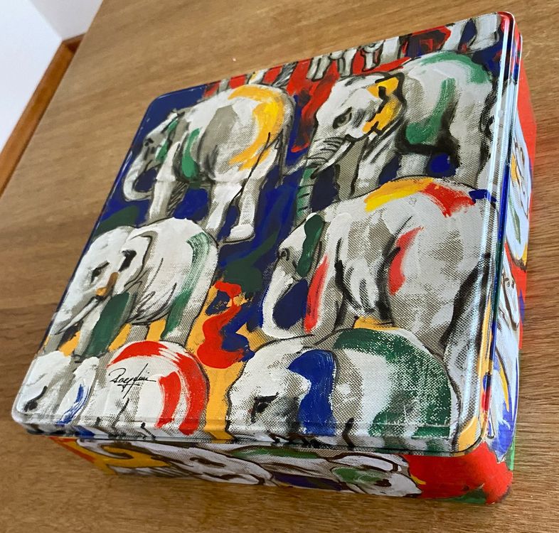 Kambly - Künstlerdose 1996 Rolf Knie Elefanten Gutzlidose (Gebraucht) in THERWIL für CHF 3 – mit ...