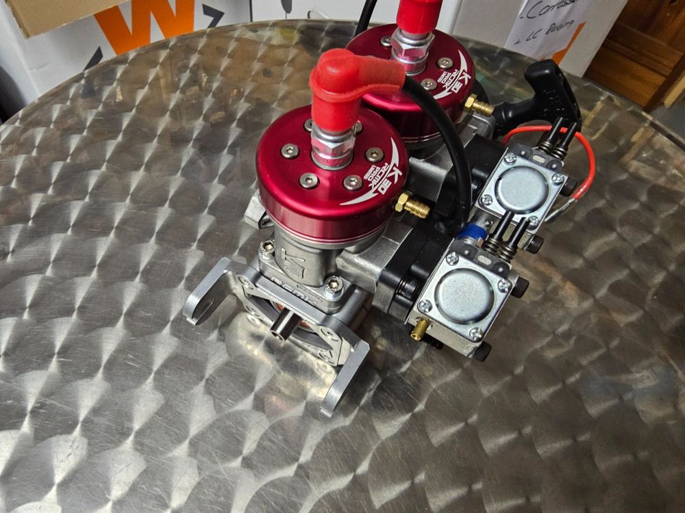 RCMK 2Zylinder Reihenmotor 60ccm neu | Kaufen auf Ricardo