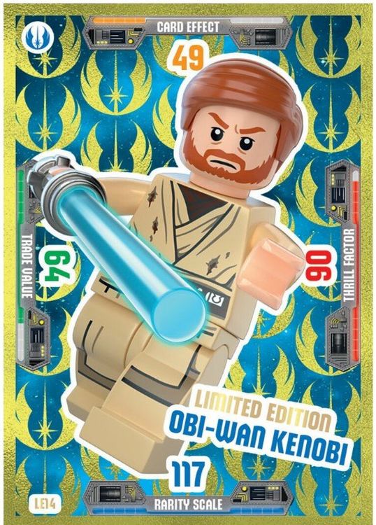 LEGO Star Wars Trading Cards Serie 3 LE14 Obi Wan Kenobi (Neu (gemäss ...