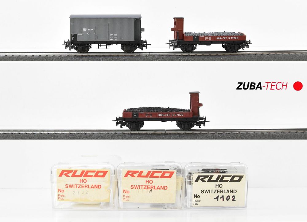 Ruco 3x Güterwagen der SBB H0 GS mit OVP | Kaufen auf Ricardo