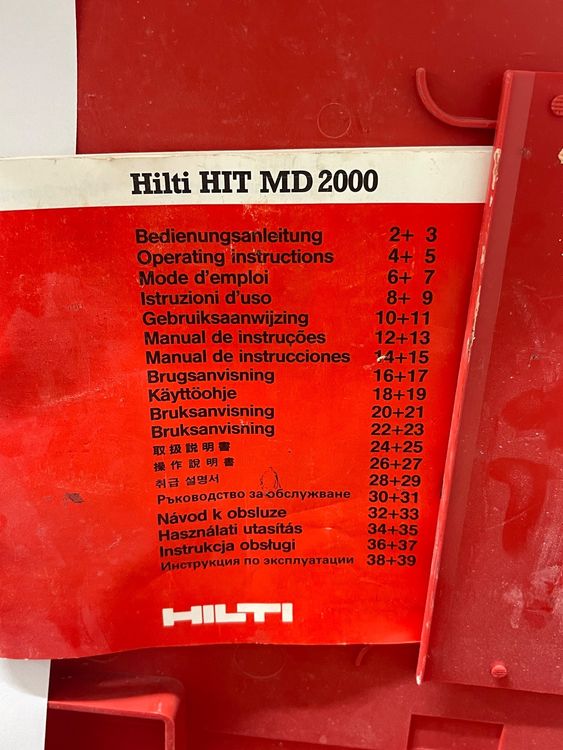 Hilti MD 2000 manuelles Auspressgerät (Los 04) - 8493 Saland (Gebraucht ...