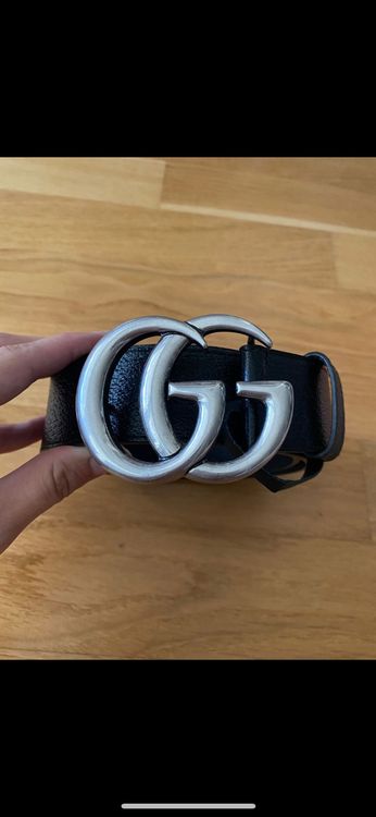 Gucci Grtel Silberne Schnalle