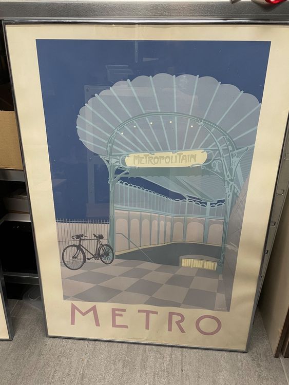 Paris Metro Poster / Plakat | Kaufen auf Ricardo
