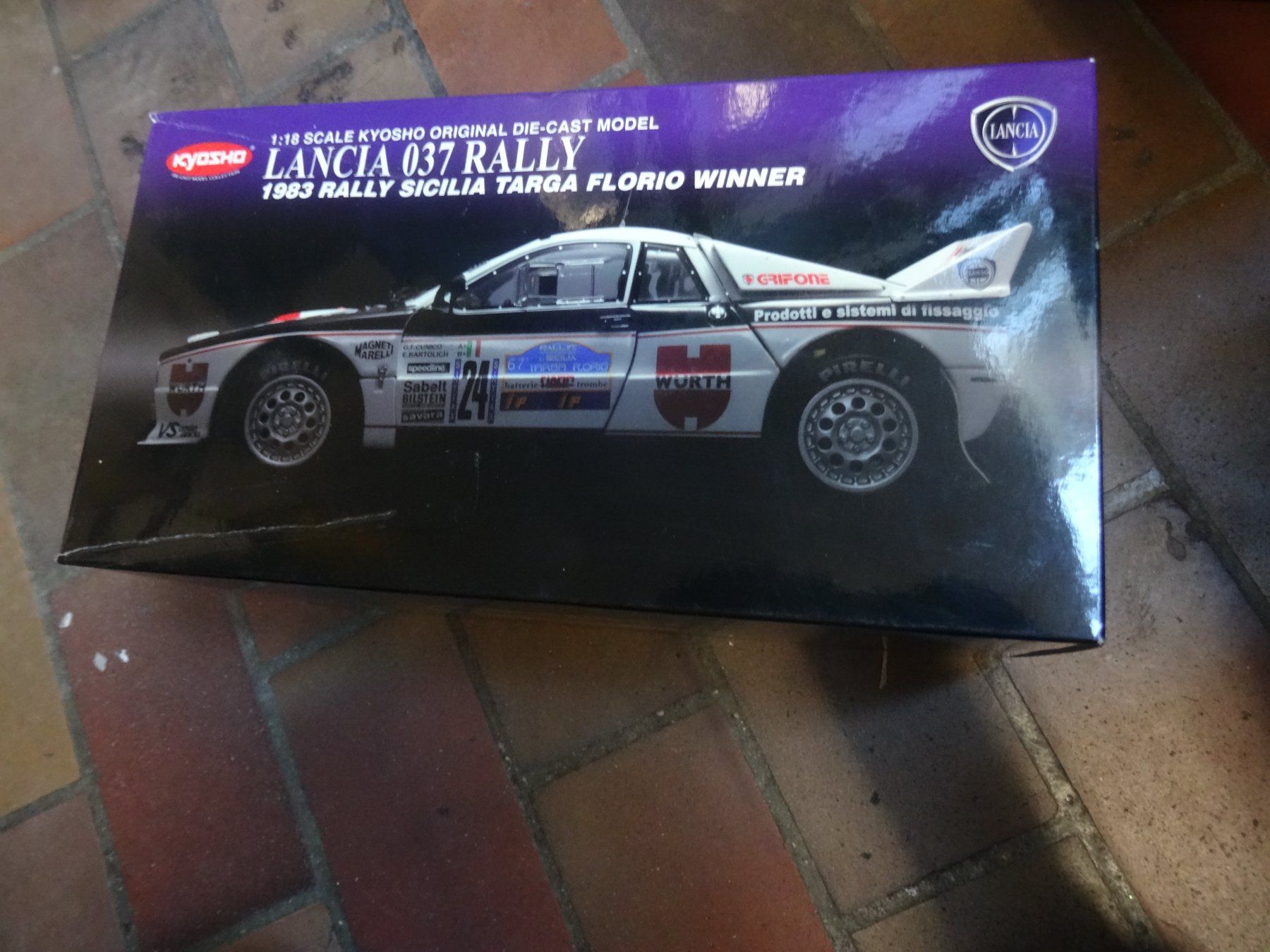 Lancia 037 Rally Kyosho 1:18 - Sicilia Targa Florio DIECAST (Gebraucht ...