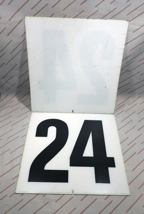 BVB Linien-Nummernschild 24 Basler Verkehrs-Betriebe (Gebraucht) in ...