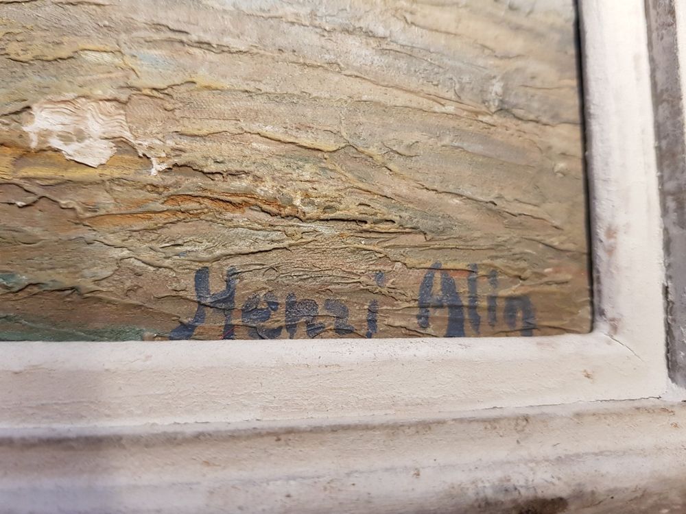 Henri Alin ( Paris 1885 - Lausanne 1968) Huile ancienne (D'occasion) à ...