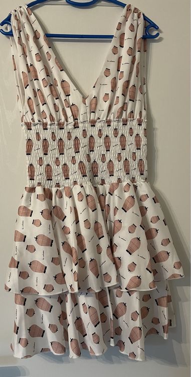 Abito Le Volière bianco/rosa (Neu (gemäss Beschreibung)) in Muzzano für CHF 22 – mit Lieferung ...