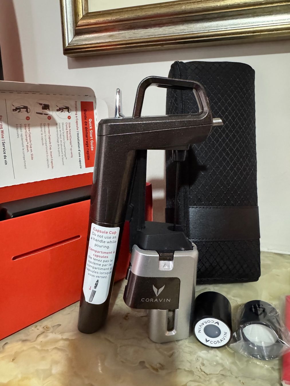 CORAVIN MODEL 6 LIMITED EDITION wie NEUE mit 3 Nachfüllungen (Gebraucht ...