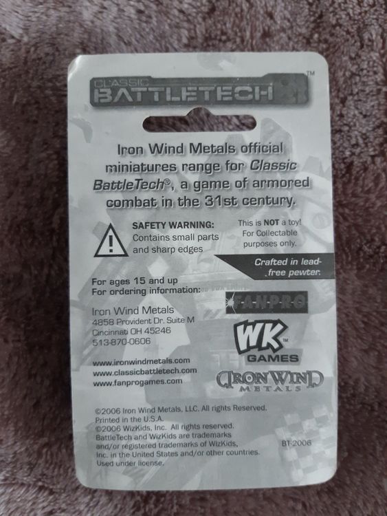 Battletech Model Stinger Mech von Iron Wind Metals (Neu und ...