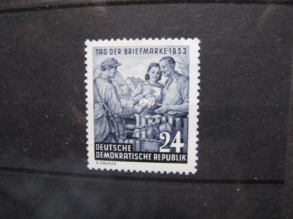 DDR 1953 Tag der Briefmarke * (Gebraucht) in Wil SG für CHF 1 – mit Lieferung auf Ricardo kaufen