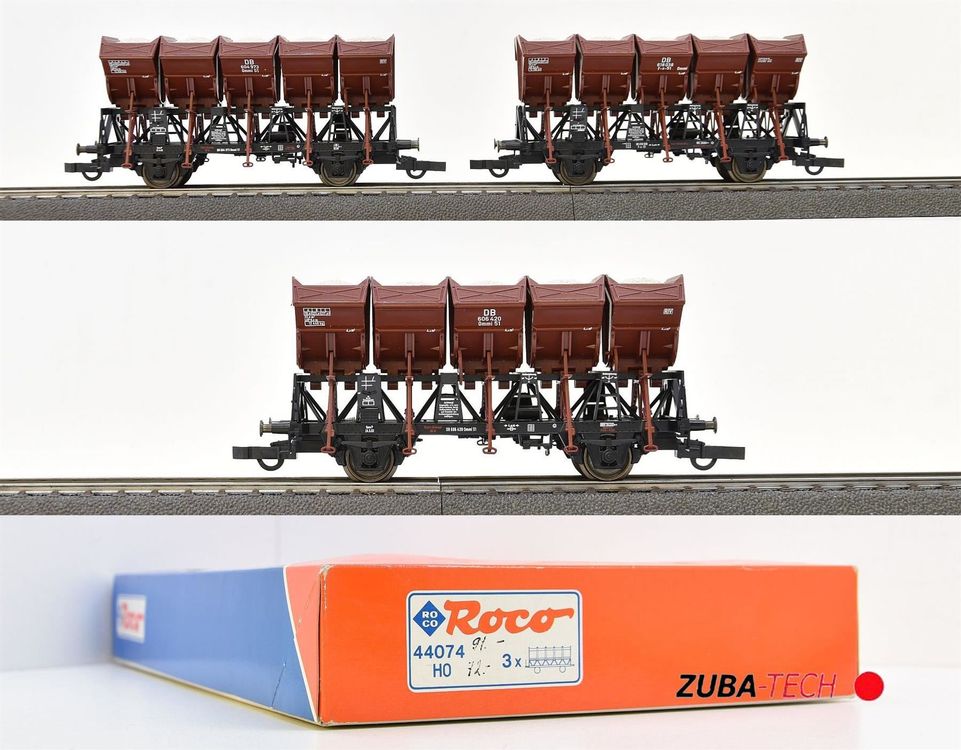 Roco 44074 Muldenkippwagenset DB H0 GS (Gebraucht) in für CHF 46 – mit ...