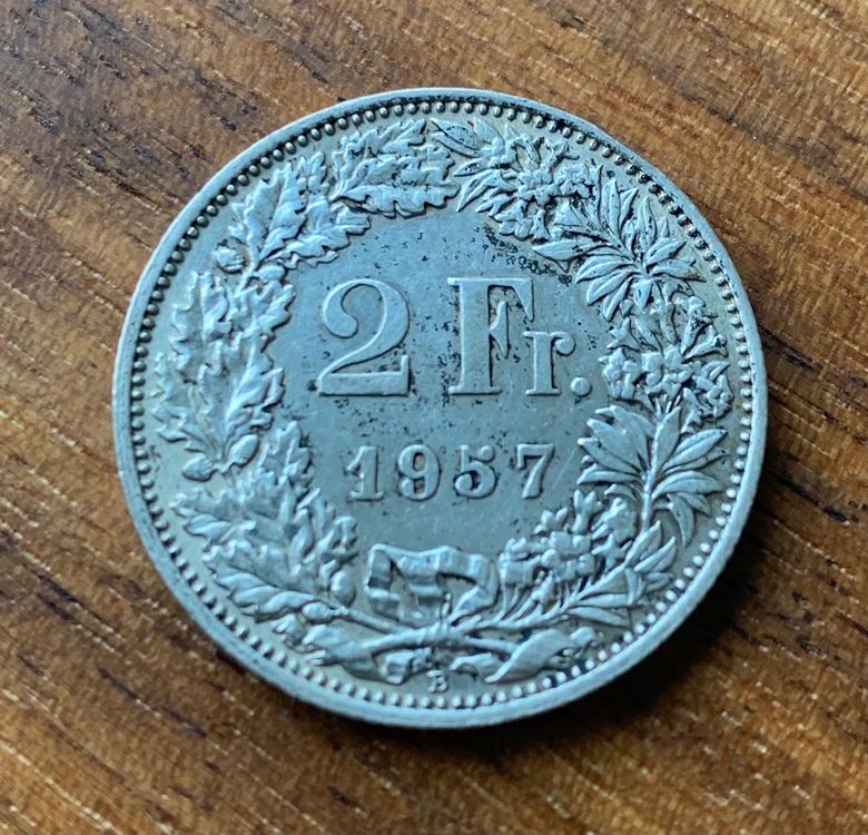 2 Franken 1957 Silber | Kaufen auf Ricardo
