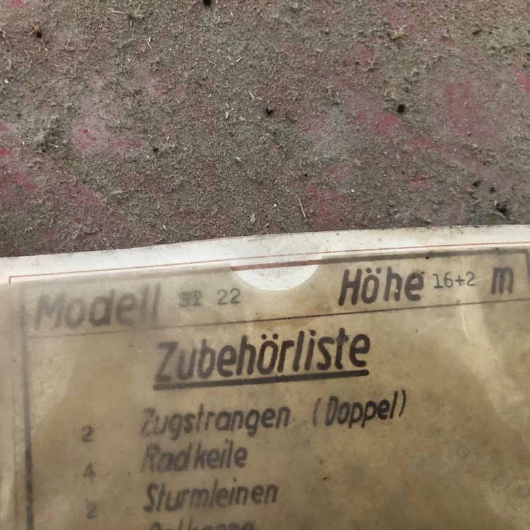 Alte Feuerwehrleiter mit Räder (Gebraucht) in Eschlikon TG für CHF 300 ...