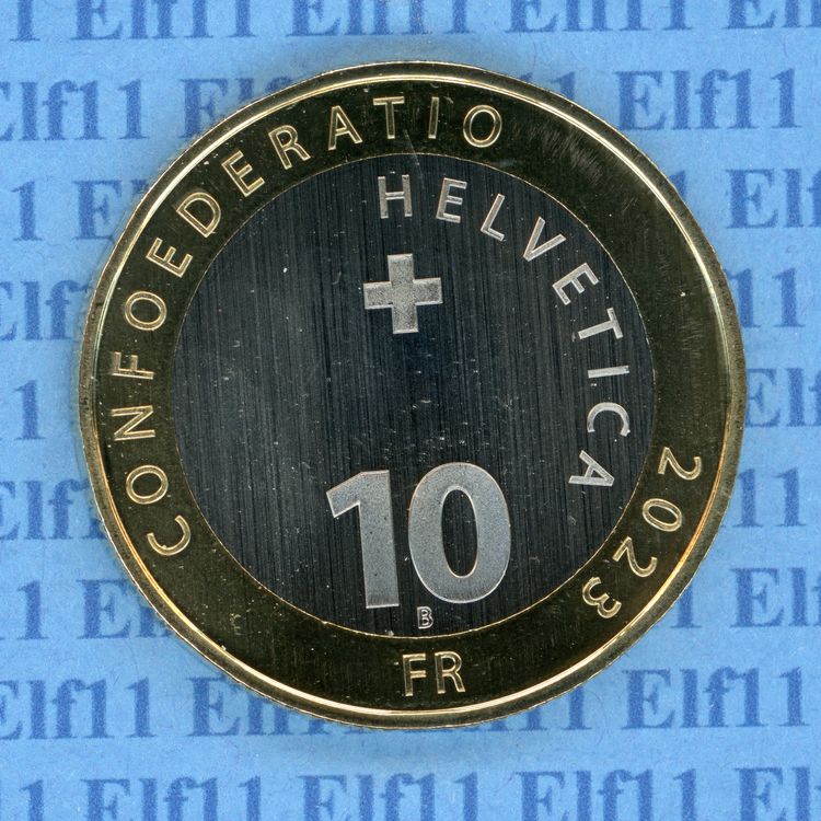 CHF__10.00 2023 Rosenlaui-Gletscher stgl oP 10 Franken (Neu (gemäss Beschreibung)) in Widnau für ...