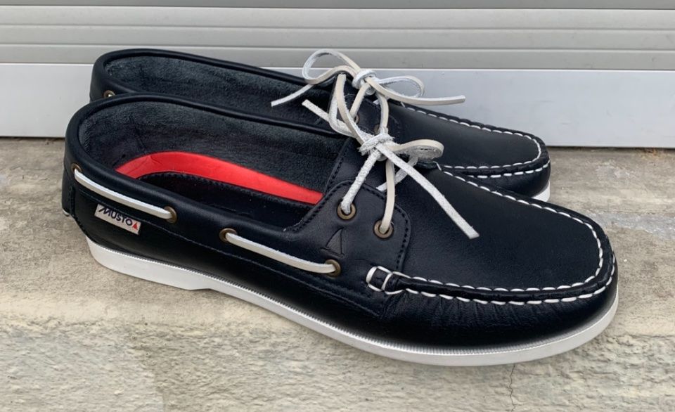 Superbes mocassins de bateau MUSTO ocean engineered n.40.5 (Neu (gemäss ...