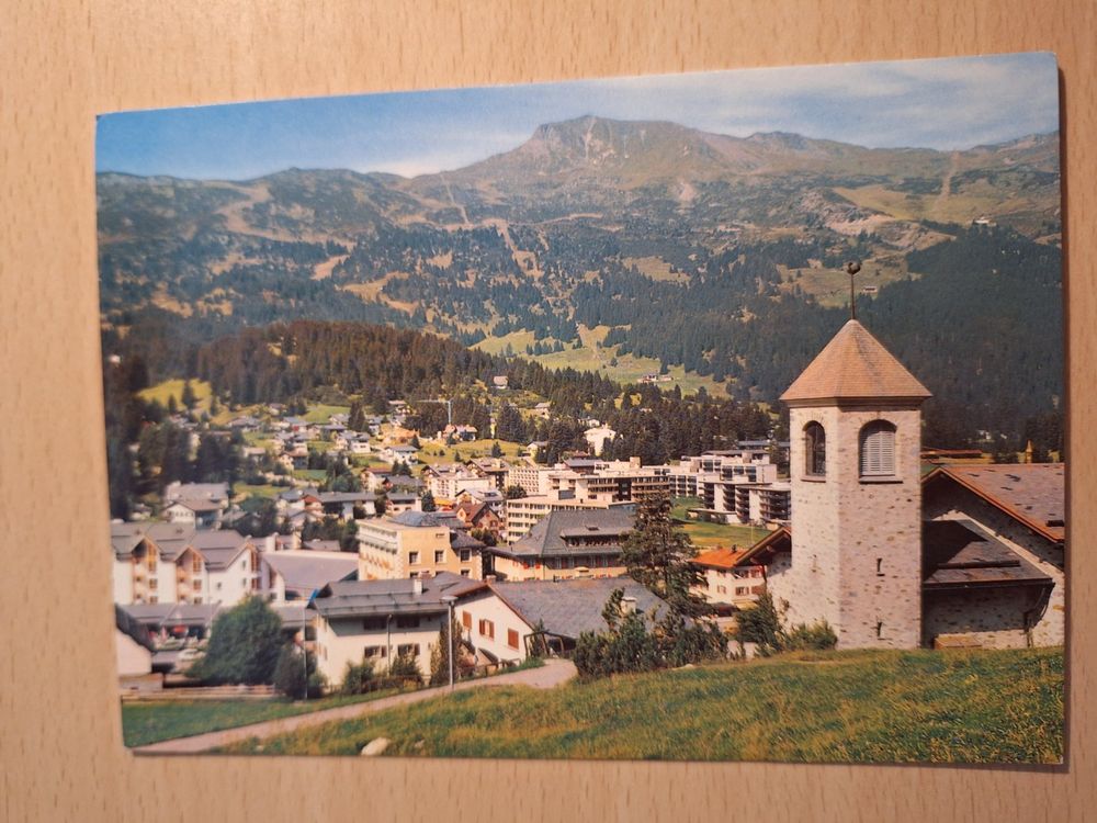 Lenzerheide mit Piz Danis, Postkarte gelaufen | Kaufen auf Ricardo