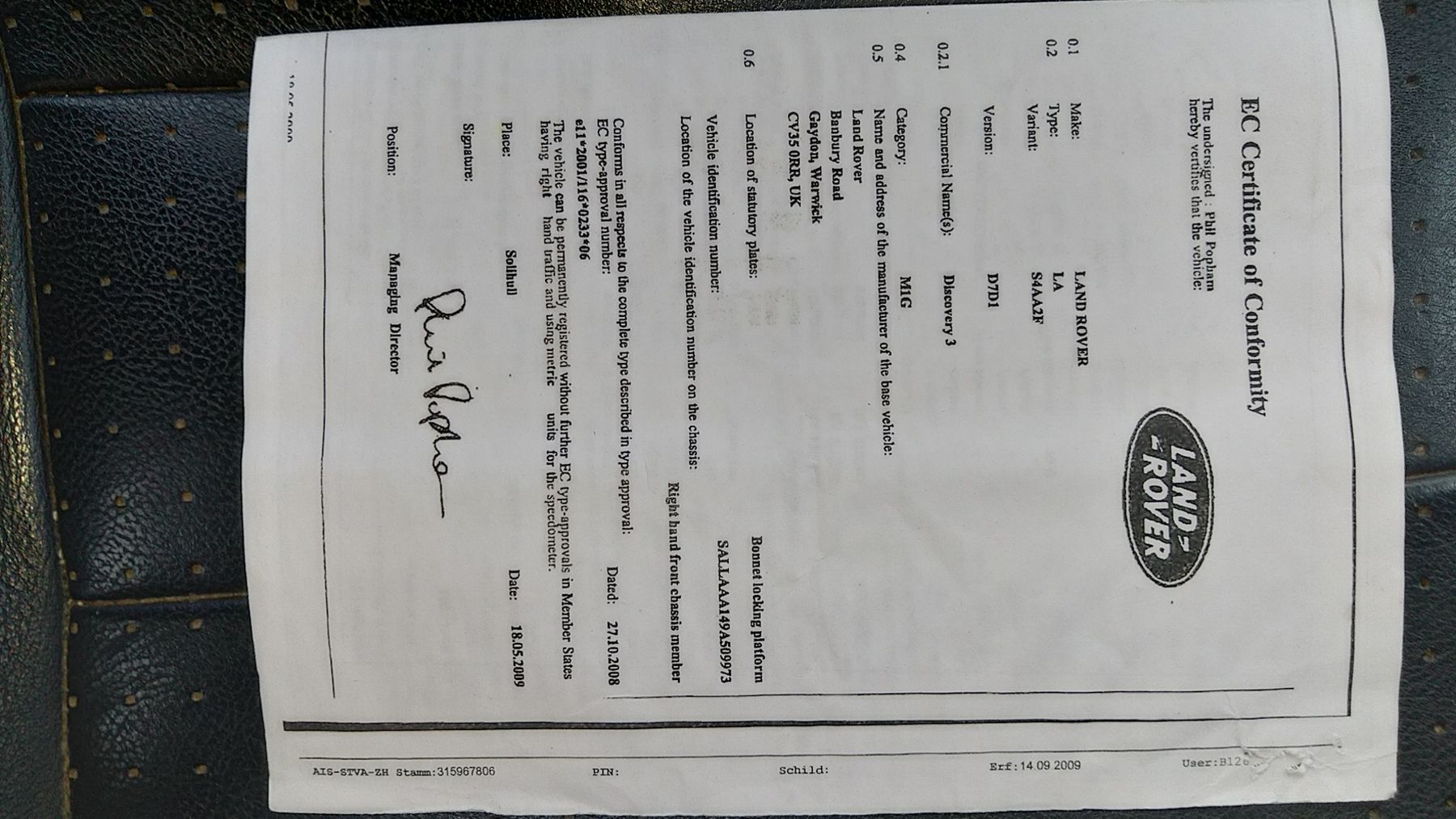 Land Rover Discovery3 (Gebraucht) in Lugnez für CHF 3500 – nur Abholung ...