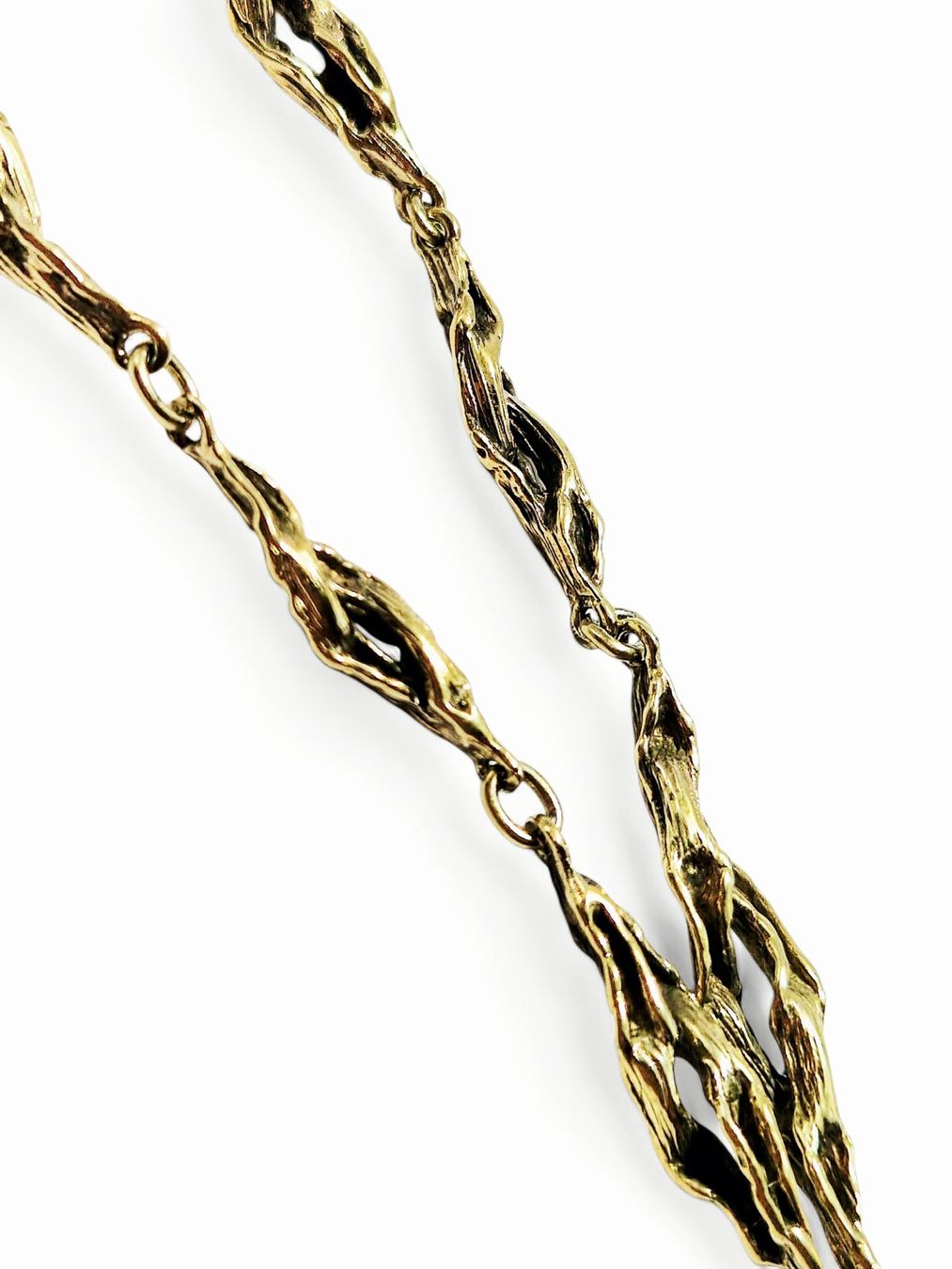 Collier Gilbert Albert maille froissé Argent 800 or vermeil (Gebraucht ...