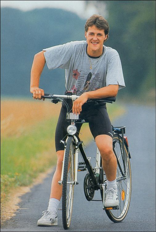 MICHAEL SCHUMACHER - mit Velo in jungen Jahren Foto - Card | Kaufen auf ...