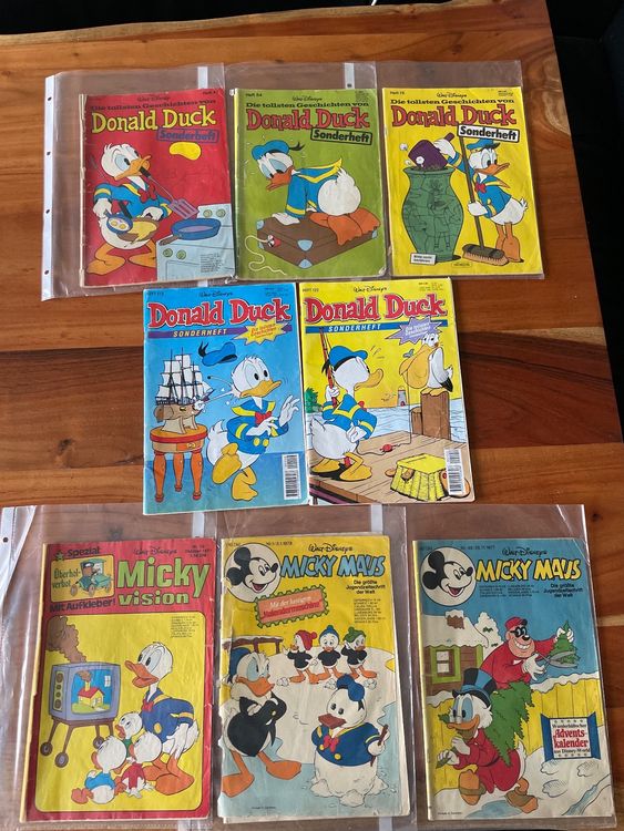 Alt bis sehr alte Micky Maus und Donald Duck-Vintage ab 1977 (Gebraucht ...