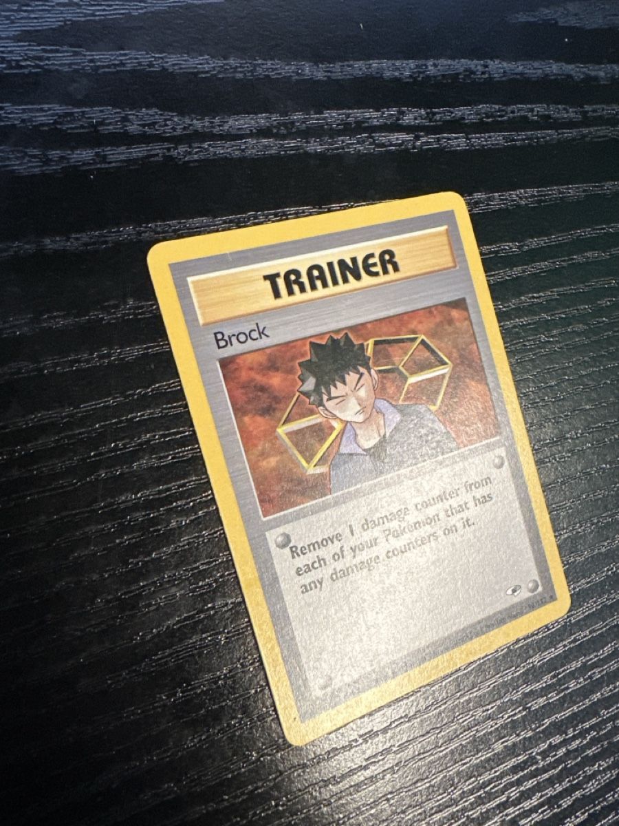 Brock Gym Challenge Pokemon Wotc Rare non Holo 1999 Trainer (Gebraucht ...