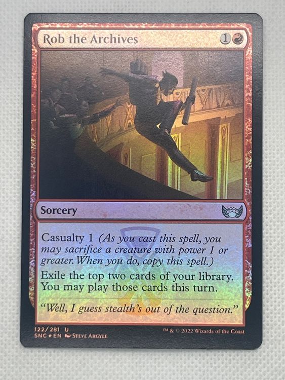 Magic Karte "Rob the Archives" foil (Gebraucht) in Hinterkappelen für ...
