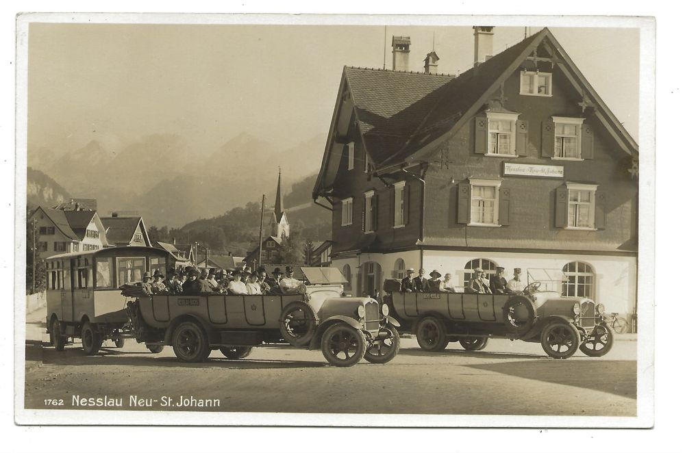 Nesslau - Neu St. Johann (SG) Saurer Postauto Top-AK ! 1933 (Gebraucht) in Engelburg für CHF 55. ...