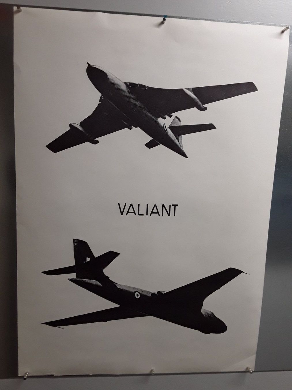 Vickers Valiant BK.1 __ Flugzeug _ Werkszeichnung _ Bild (Neu (gemäss ...