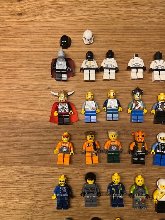 56 Lego Minifiguren alt, Star Wars, Wikinger, Adventures uvm | Kaufen ...
