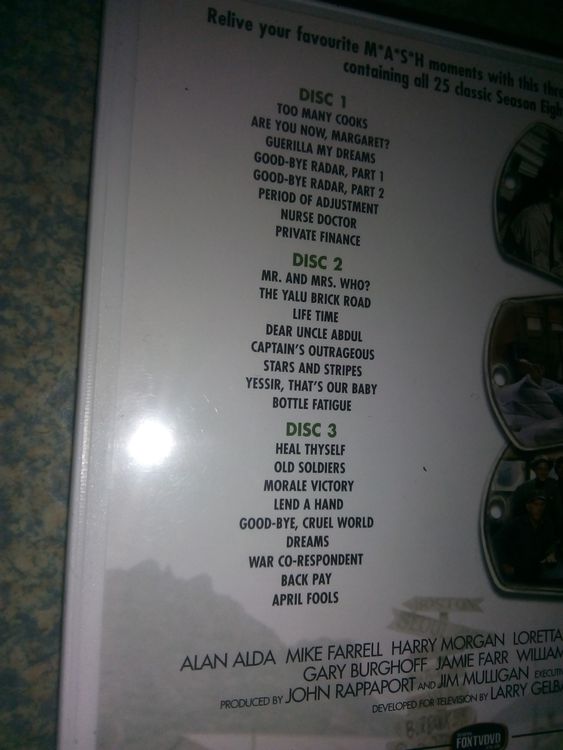 M*A*S*H (Season 8) Collector's Edition (Eng) 4-DVD Box Set (Gebraucht ...