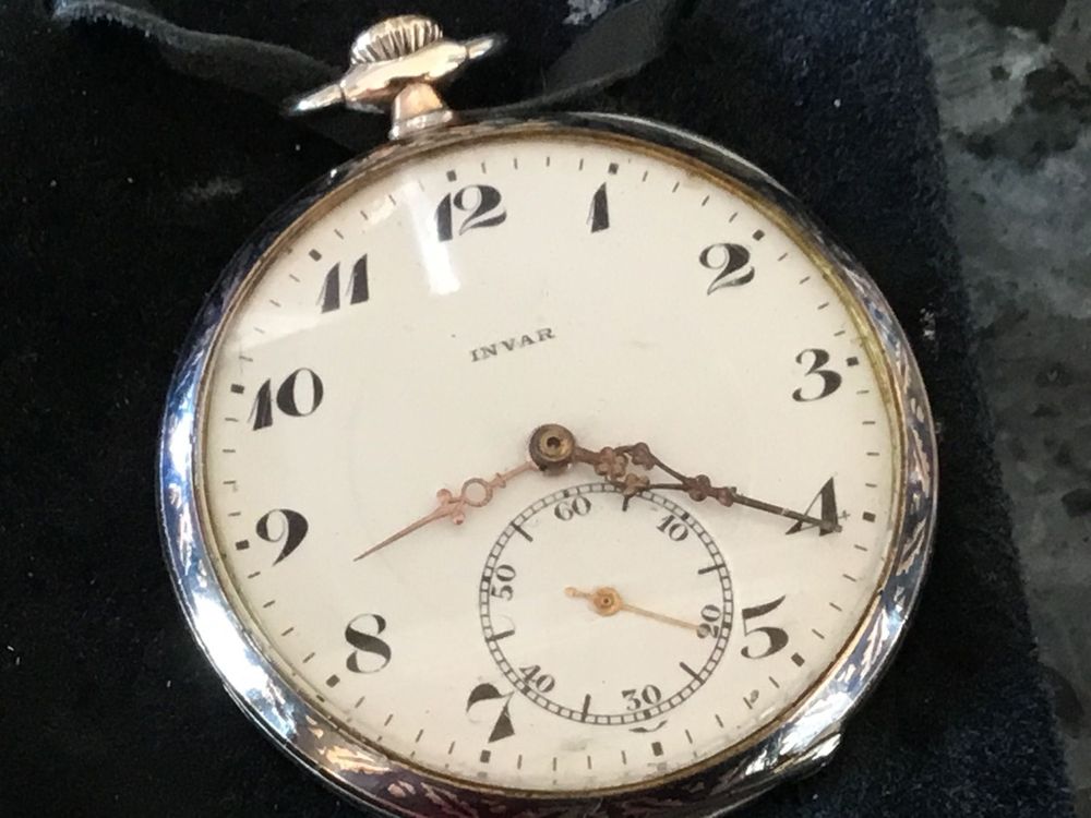 Invar Taschenuhr 900 silber (Gebraucht) in Schlatt TG für CHF 120 – mit ...
