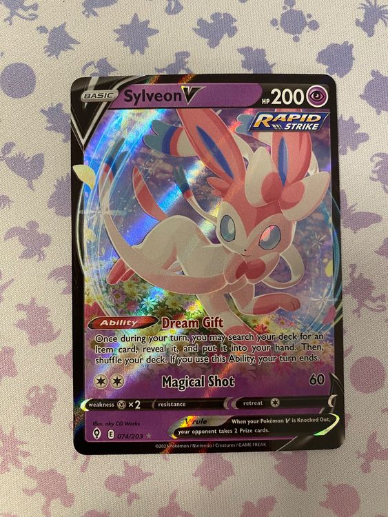 Pokemon - 74 - Sylveon V - Evolving Skies - 2021 | Kaufen auf Ricardo