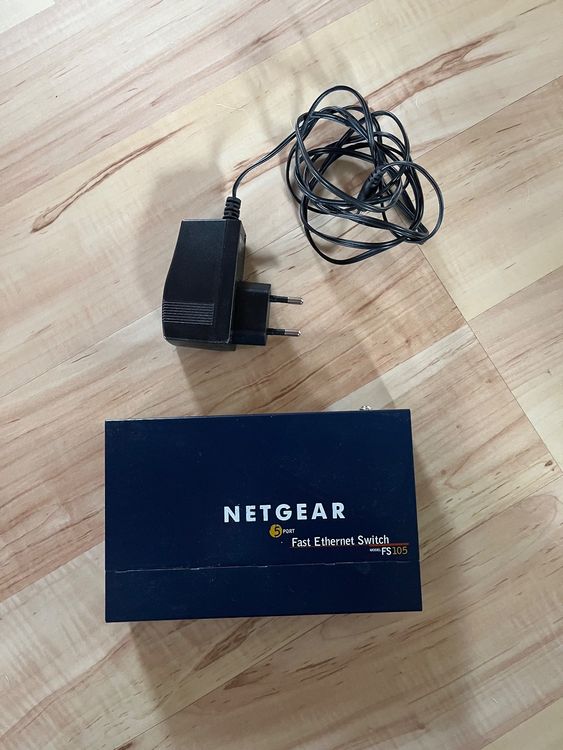 NETGEAR FS105 – 5-Port-Fast-Etherne-Unmanaged-Switch (10/100 (Gebraucht ...